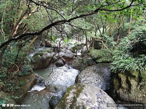 原始山林风景 河流摄影图 山水风景 自然景观 摄影图库 昵图网