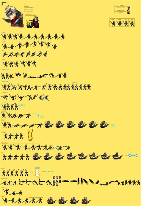 Ryuji Sakamoto Jus Sprite Sheet By Citotoby On Deviantart