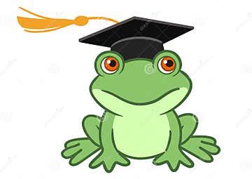 Frog In Graduation Cap Stock Vector Illustration Of Square 78277727