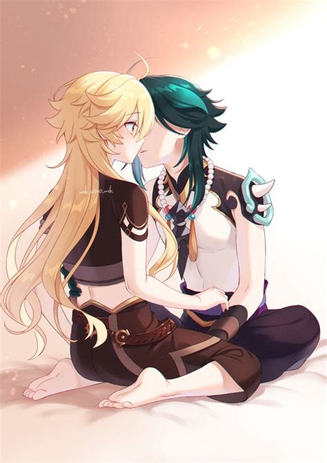 Aether And Xiao Genshin Impact Drawn By Ar Rikuesuto Danbooru