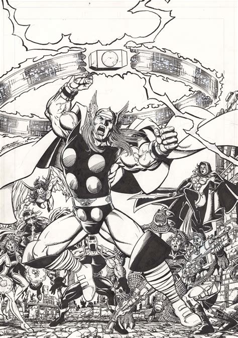 George Perez Godwheel 3 Variant Cover 1995 Legendary Artist Depicts