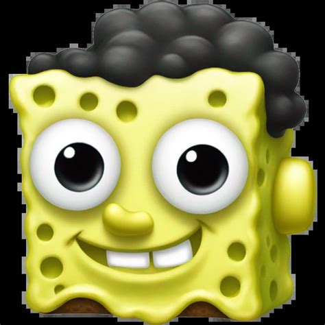 Cute And Smooth Spongebob Emoji Ai Emoji Generator