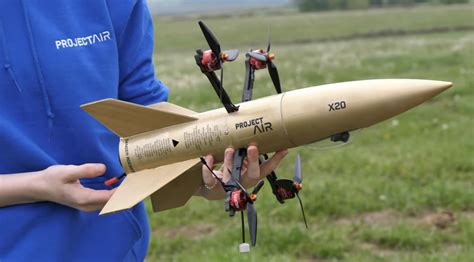 Rocket Powered Drone Soars Past 100 Mph