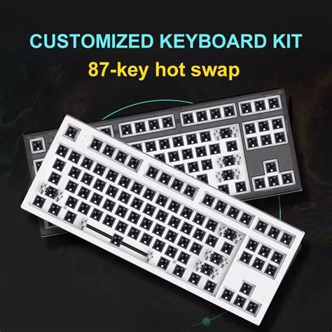 MK870 Mechanical Keyboard Kit 87 Keycaps 80% Support RBG Wired - Etsy ...