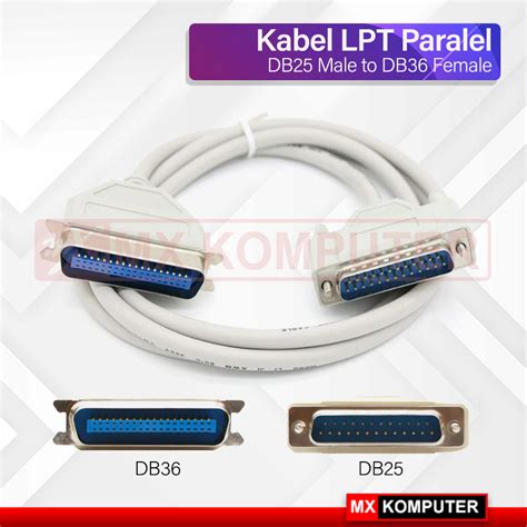 Jual Kabel Printer LPT Parallel Dotmetrik 25pin DB25 Male To DB36 Female Shopee Indonesia