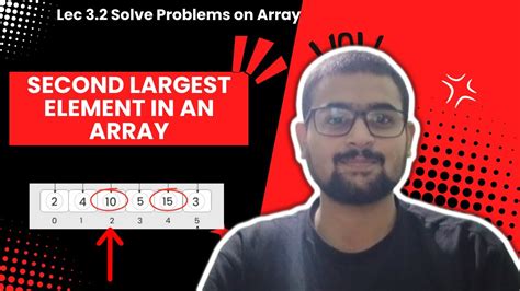 Second Largest Element In An Array Striver Dsa Sheet Leetcode Gfg