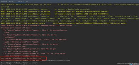 报错no Sectionno Section Versioneer Csdn博客