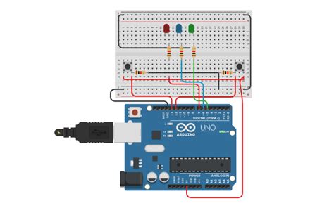 Circuit Design On Off With Blink Tinkercad