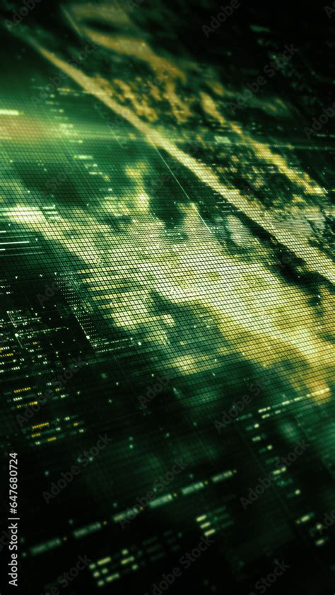 Vertical Format Advanced Data Matrix Simulation With A Dynamic And