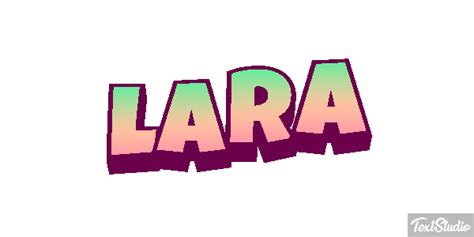 Lara Name Animated GIF Logo Designs