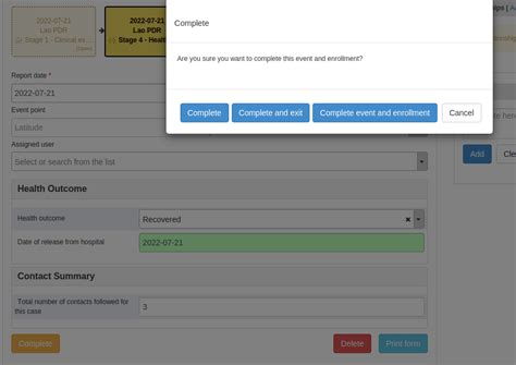 Program Stages Structure Dhis2 Documentation
