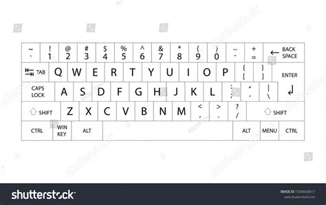 Keyboard Vector Design Keyboard Buttons Layout Stock Vector Royalty