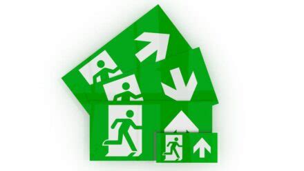 Replacement Exit Sign Legends