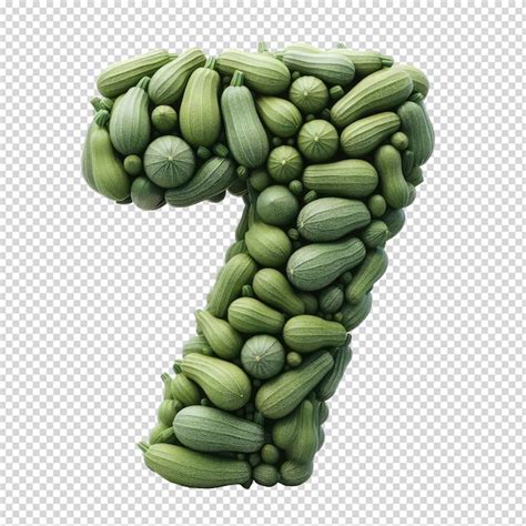 Изолированное 3d число на прозрачном Png канве Премиум Psd Файл