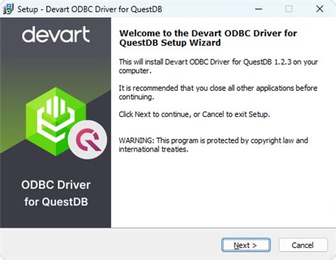 Installing On Windows Odbc Driver For Questdb