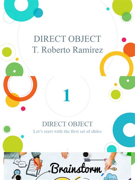 Inter 2 Direct Object Pdf Verb Object Grammar