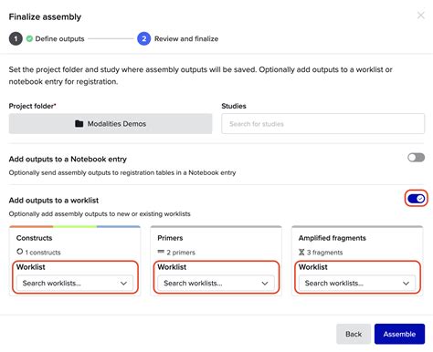 How To Use The Combinatorial Cloning And Concatenation Assembly Tools