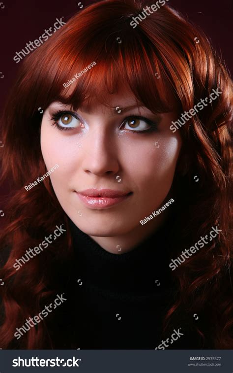 Portrait Beautiful Sexy Red Hair Girl Stock Photo Shutterstock