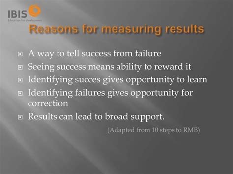 Results Based Monitoring Pptx