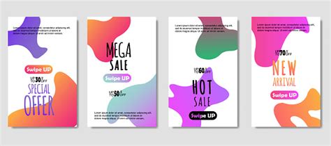 판매 배너동적 추상 유체 모바일 판매 배너 템플릿 디자인 메가 세일 스페셜 오퍼 세트 전단지 기프트 카드 벽에 포스터 커버북 배너 소셜 미디어 용 디자인 가격에 대한 스톡