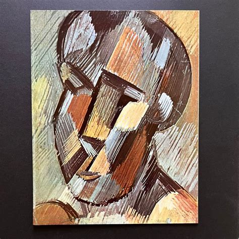Vintage 1961 Pablo Picasso Cubist Portrait Art Printdefault Title