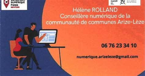 Conseillère Numérique France Service En Arize Lèze Les Services Communauté De Communes Arize