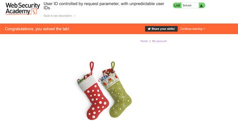 portswigger lab user id controlled by request parameter with