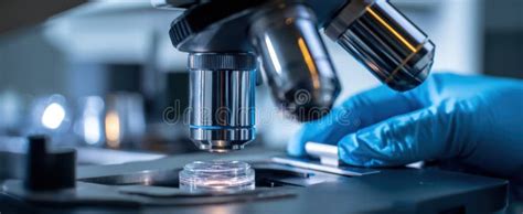 The Microscope Revealing Details Of Microscopic Samples In A Laboratory Setting Ai Generated