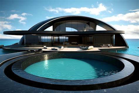 Premium Ai Image Creative Structure Future Architechture Strict