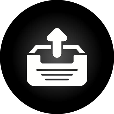 Outbox Vector Icon Vector Art At Vecteezy