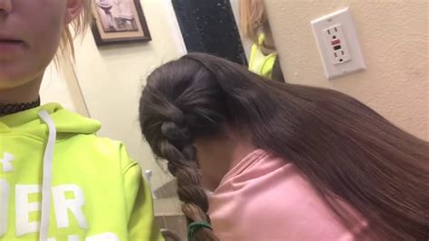 Doing My Sisters Hair Part 1 Youtube
