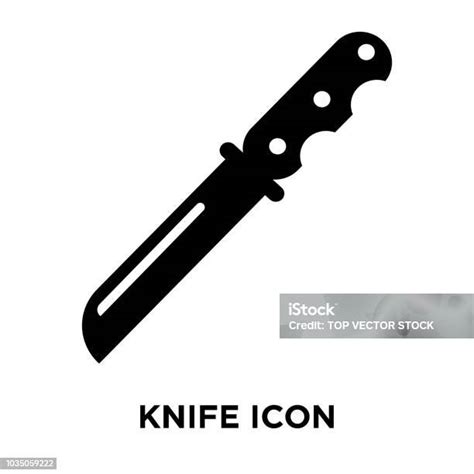 칼 아이콘 벡터 흰색 배경에 고립 칼의 로고 개념에 투명 한 배경 검은 가득 기호 서명 강철에 대한 스톡 벡터 아트 및 기타