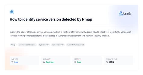 How To Identify Service Version Detected By Nmap Labex