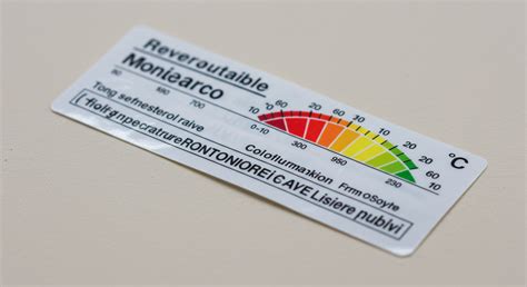 Reversible Temperature Monitor Label Features And Benefits Crystal Code