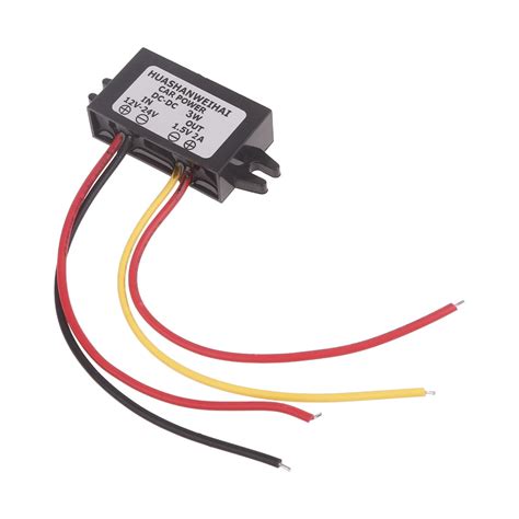 Car Voltages Converters Step Down Module 12v To 1 5v 3a Output 13cm Cable