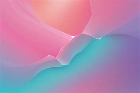 Pink Blue Gradient Orangic Texture With Overlapping Paper Layers Abstract Background Ai