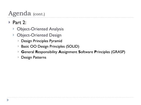 Object Oriented Analysis And Design With Uml2 Part1 Ppt