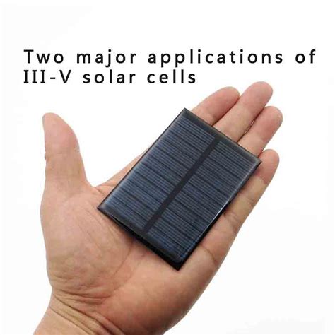 Two Major Applications Of Iii V Solar Cells Solar Panels And Pv Battery