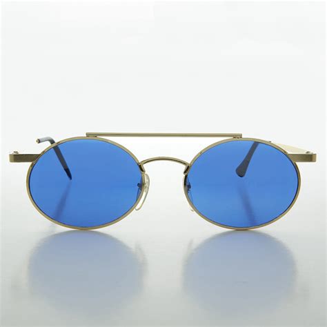 Ozzy Osbourne Steampunk Oval Vintage Glasses With Color Tinted Lens