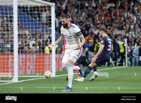 Real MadridÕs Karim Benzema Goal During Champions League Semifinal 2nd