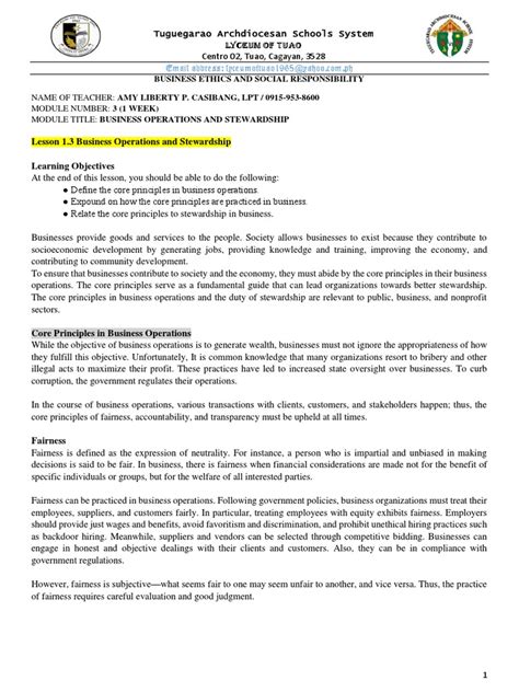 Module 3 Pdf Transparency Behavior Employment