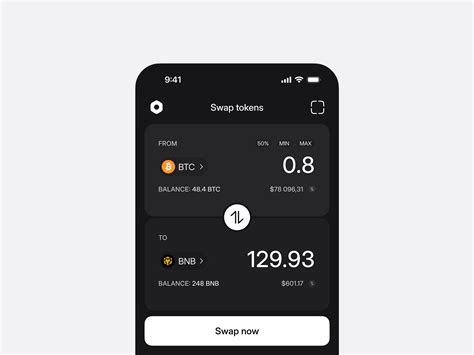 Dapp Ui Swap Tokens Close Up By Juliette On Dribbble