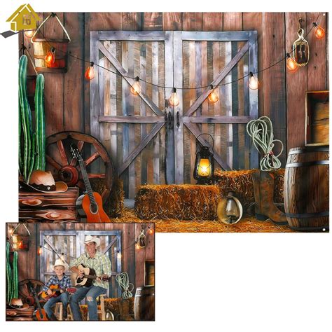ฉากหลังคาวบอย ตะวันตก 7x5 ฟุต สไตล์เรโทร สําหรับตกแต่งพื้นหลังถ่ายภาพ Shopsbc6128 Shopee Thailand