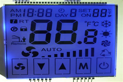 Gas Meter LCD LCD Display Exhibition Rina Technology Co Ltd