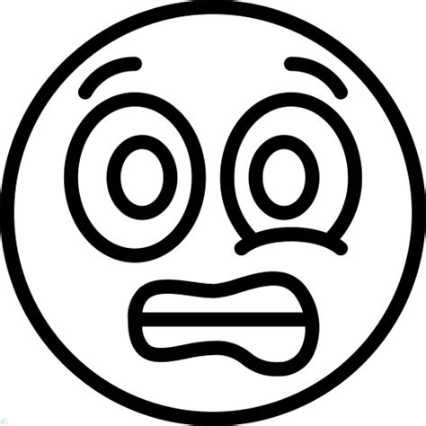دانلود آیکون ایموجی دهن کجی استایل خطی مشکی با فرمت Png
