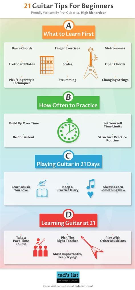 21 Guitar Tips For Beginners Artofit