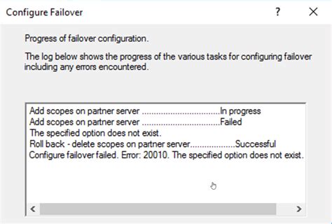 The Optionkey Blog Fixing A Backup Or Failover Dhcp Server In Active Directory
