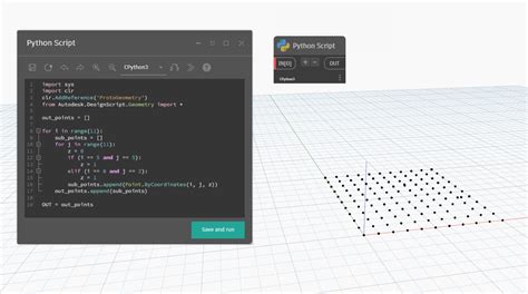 Python Point Generators Dynamo