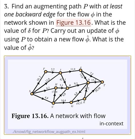 Find An Augmenting Path P With At Least One Chegg