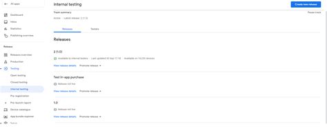 android how do i do an internal test for my app on play console
